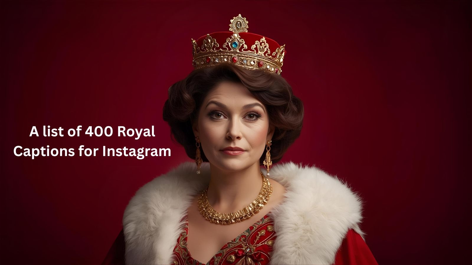 400+ Royal Captions for Instagram for 2026